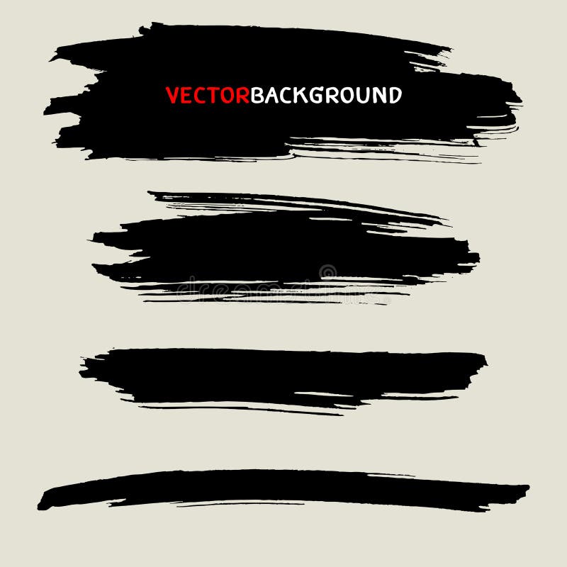 Detail Abstract Brush Texture Background Stock Vector - Illustration of ...