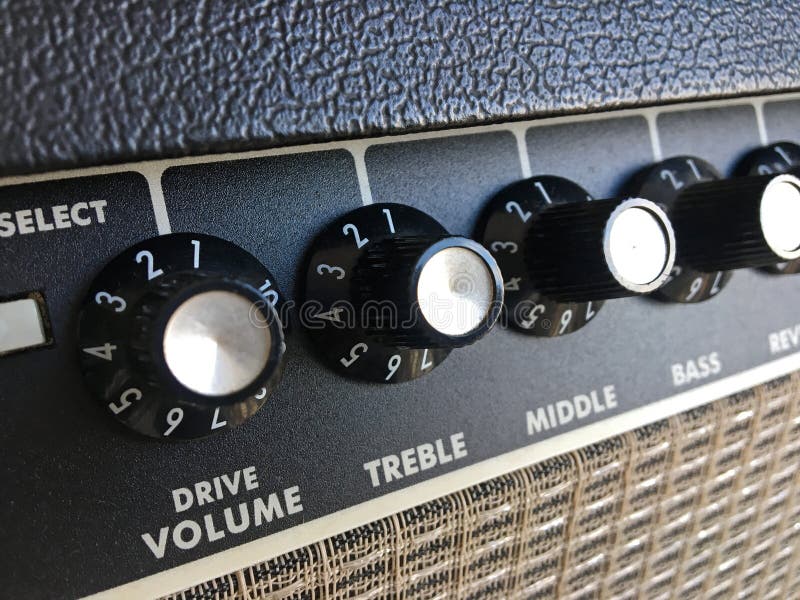 Amplifier panel details stock image. Image of object - 209726669