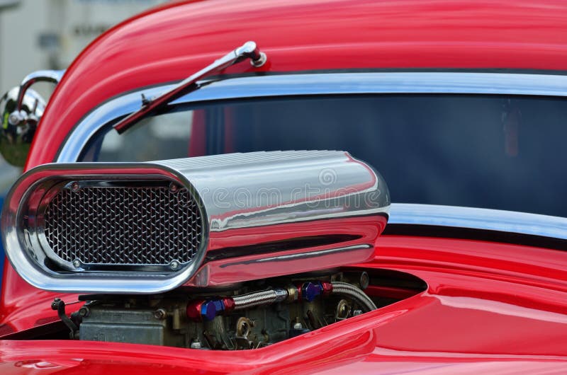 Detail of Air Intake and Windscreen Stock Image - Image of vehicle ...