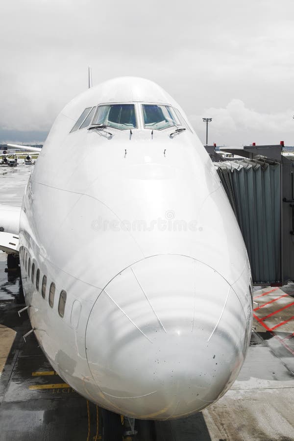 Detail of aircraft nose stock image. Image of jumbo, airliner - 27776151