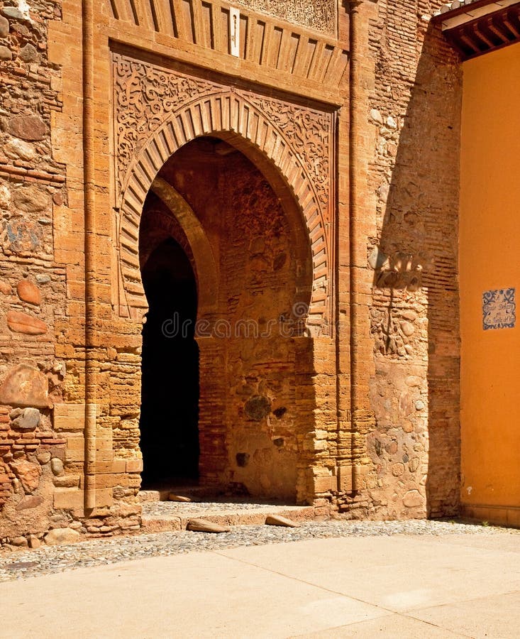 Moorish gate stock photo. Image of europe, landmark, door - 26795938