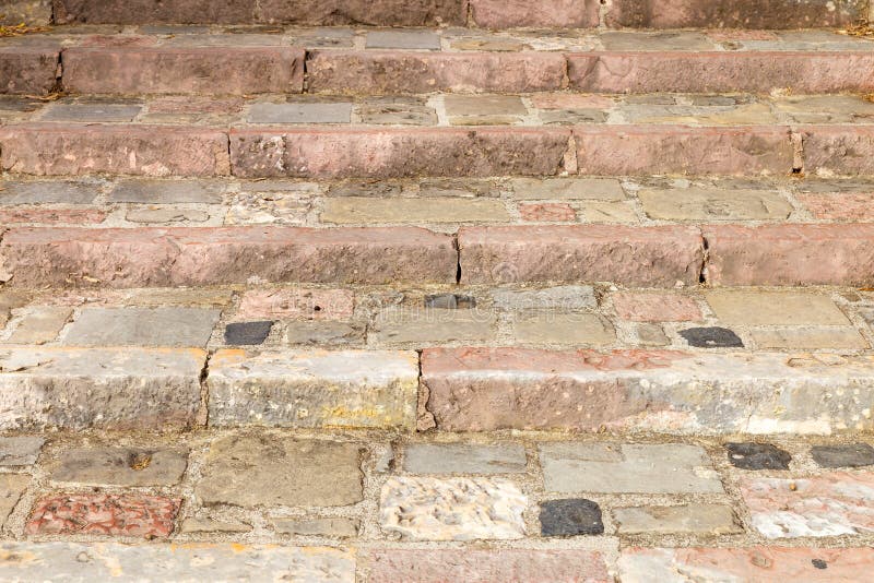 Ancient medieval stairs stock photo. Image of cobblestone - 111240500