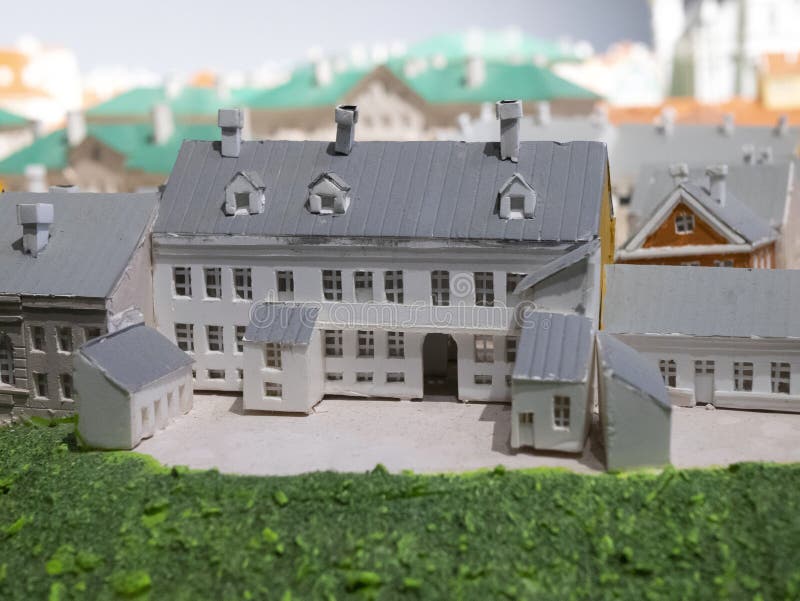 Detail of the Architectural Model. Urban Design Project. Constructing ...