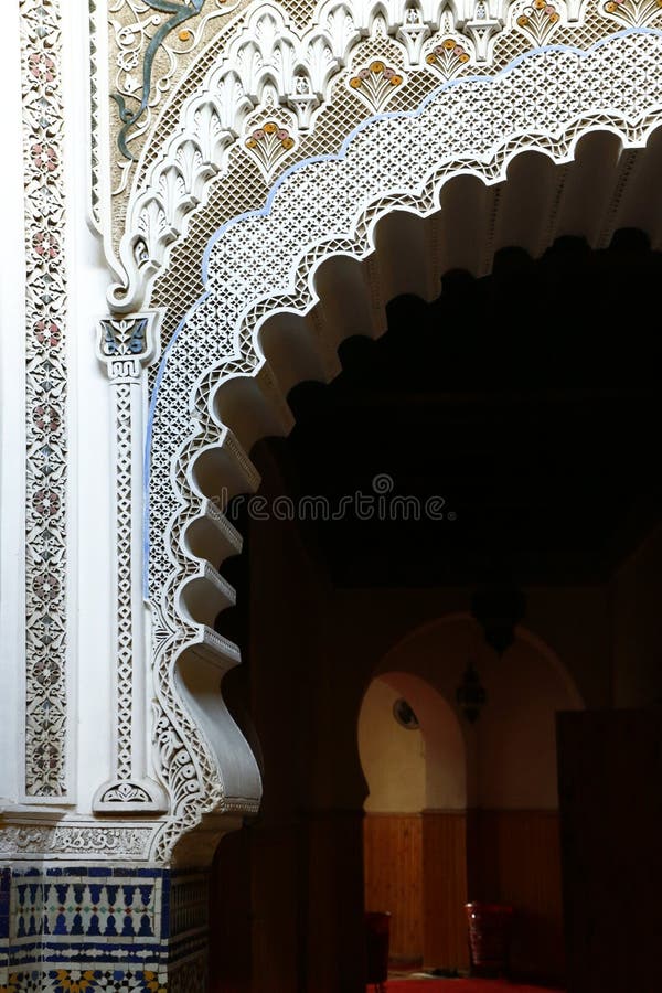 Detail of Architecture in Mosque Stock Photo - Image of home, arab ...