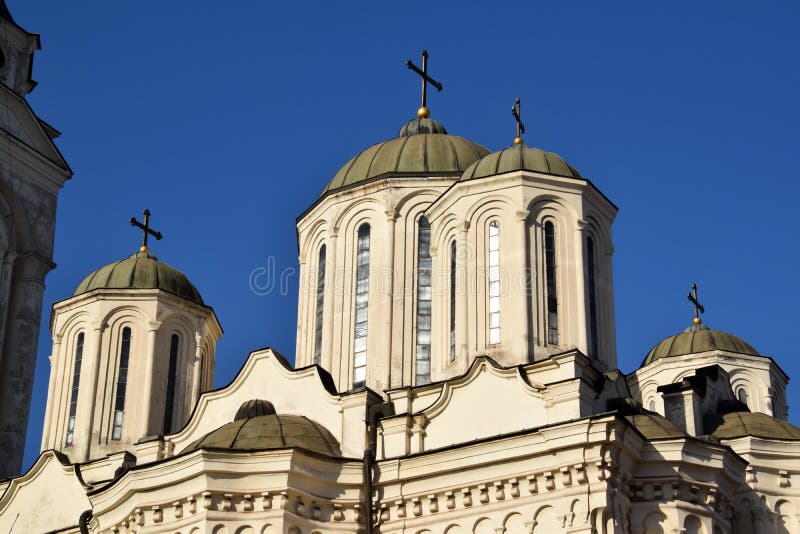 The Detail of the Architecture of Orthodox Churches Stock Photo - Image ...