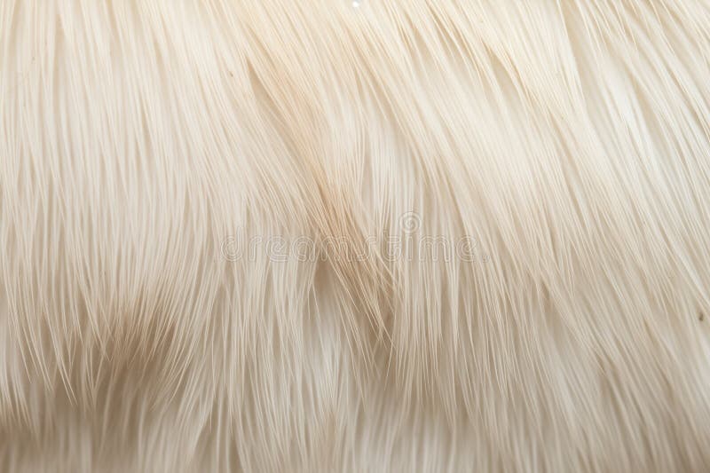Detail of Arctic Fox Fur Texture Stock Illustration - Illustration of ...