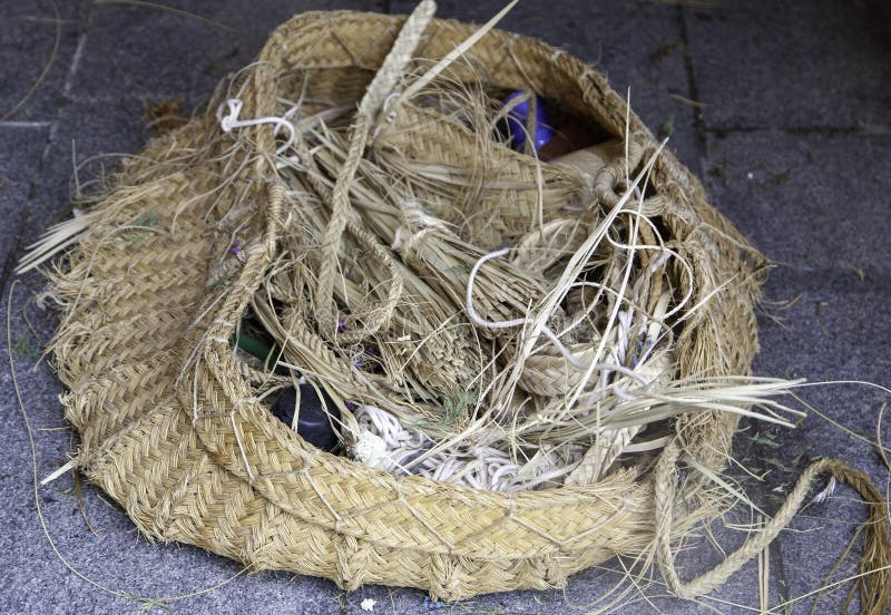 Handmade wicker baskets stock image. Image of basket - 257103043