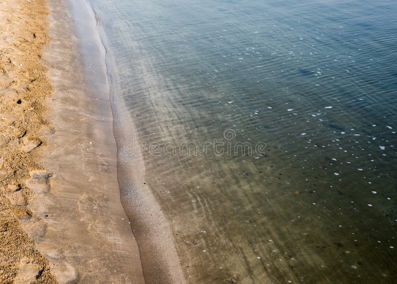 Detail of beach sand stock photo. Image of water, ocean - 140290968