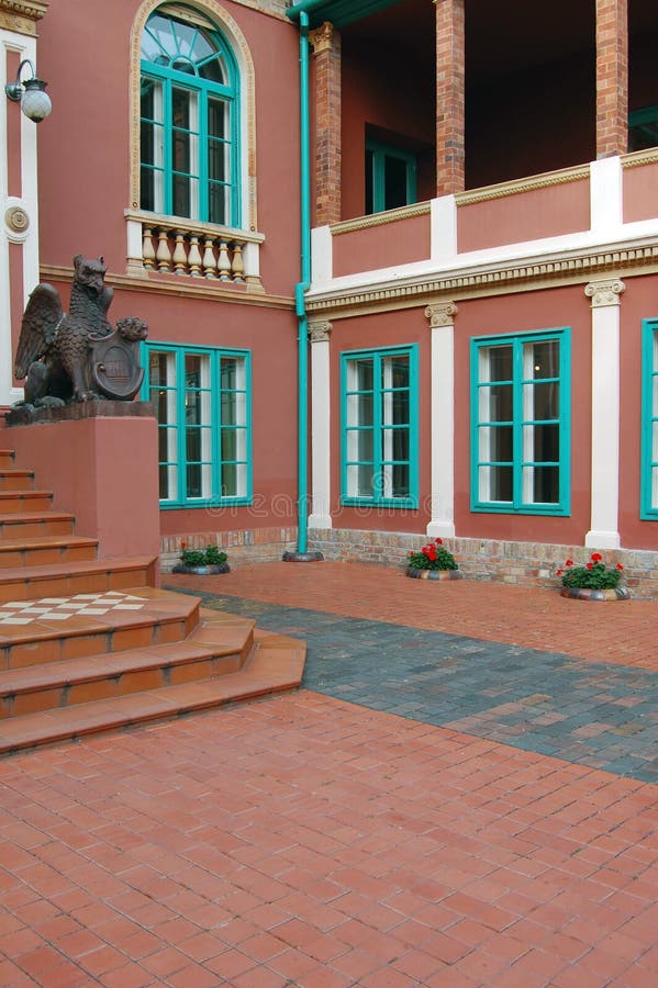 Detail of Beautiful Building Facade Stock Image - Image of city ...