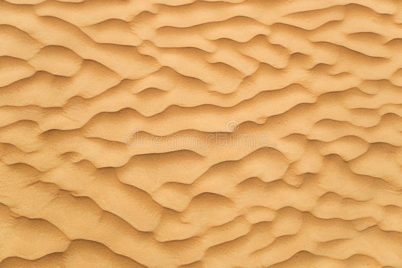 Detail of a Beautiful Desert Sand Waves Texture. Stock Photo - Image of ...