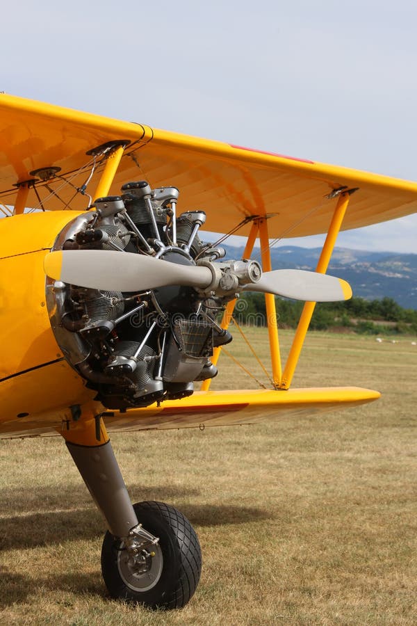 Detail of the Big Propeller of an Airplane Stock Photo - Image of ...