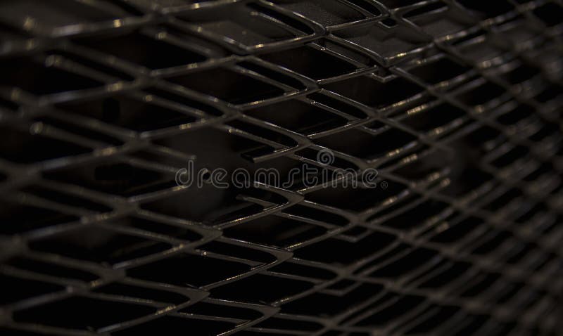 Detail of a Black Car Grill Texture Stock Image - Image of hobby, grill ...
