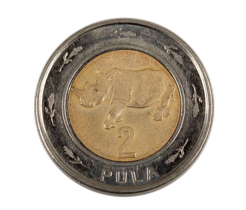 Detail of Botswana Pula Coin Stock Image - Image of africa, national ...