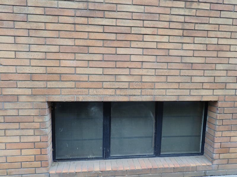Brick wall with a window stock image. Image of tileable - 319616303