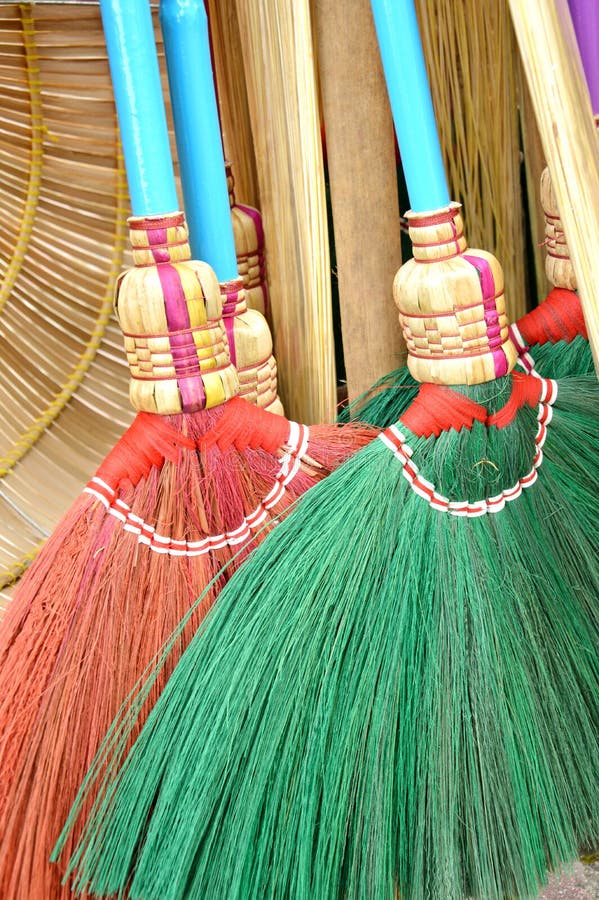 Detail broom fibers stock photo. Image of clean, fiber - 38261526