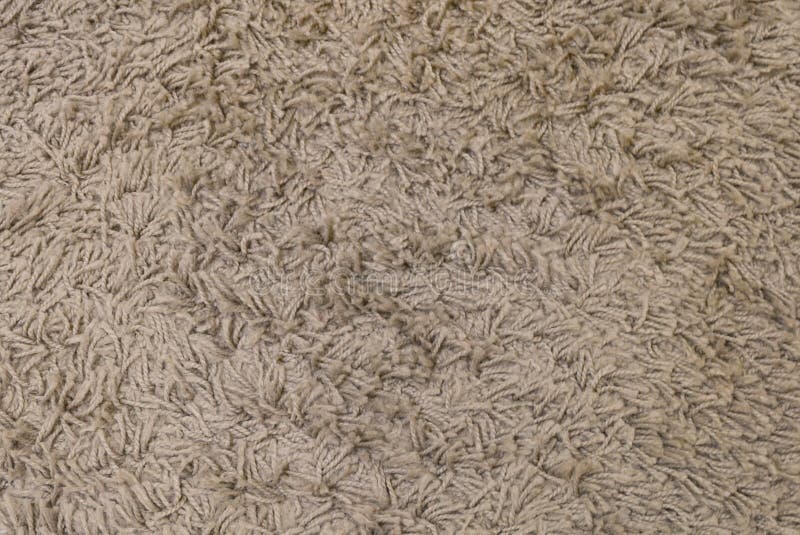 Detail of Brown Fluffy Fabric Texture Background Stock Image - Image of ...