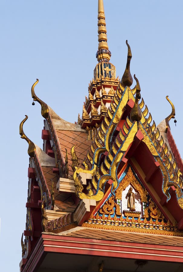 Detail of Buddhist Temple in Sisophon, Cambodia Stock Photo - Image of ...