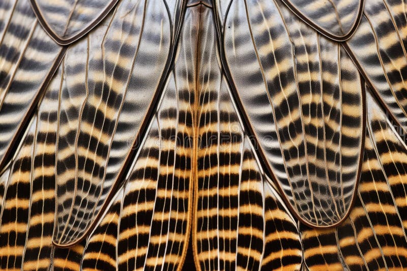 Detail of Butterfly Wing with a Scale-like Pattern Stock Photo - Image ...