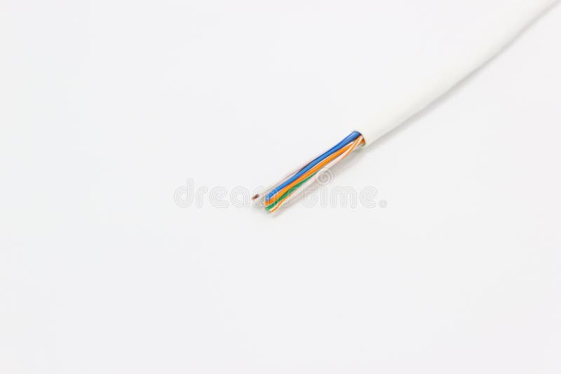 CAT5 Ethernet Network Cable for Computer Networks Stock Photo - Image ...