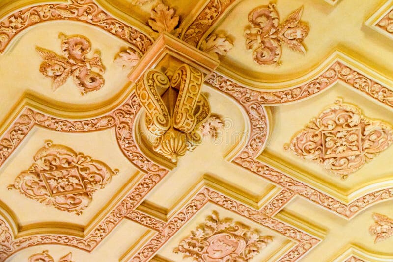 Biltmore House Ceiling editorial stock image. Image of handmade - 100412004