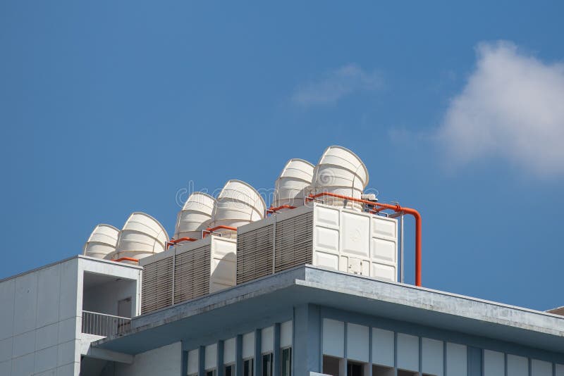 Detail of Chiller. Sets of Cooling Towers in Data Center Building Stock ... Detail of Chiller. Sets of Cooling Towers in Data Center Building Stock ...
