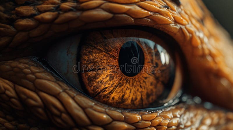 Animal Eye Close Up Pupil Detail Generative Ai Stock Illustration ...