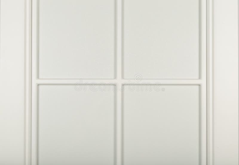Detail Close-up of a White Frame Facade for the Kitchen. Stock ...