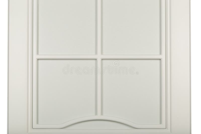 Detail Close-up of a White Frame Facade for the Kitchen. Stock ...