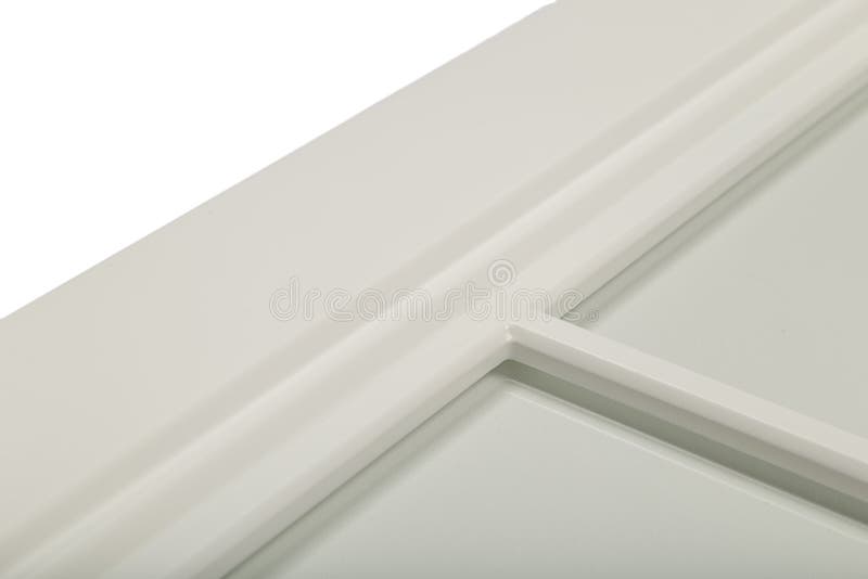 Detail Close-up of a White Frame Facade for the Kitchen. Stock ...