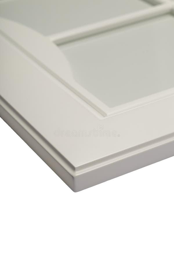 Detail Close-up of a White Frame Facade for the Kitchen. Stock ...