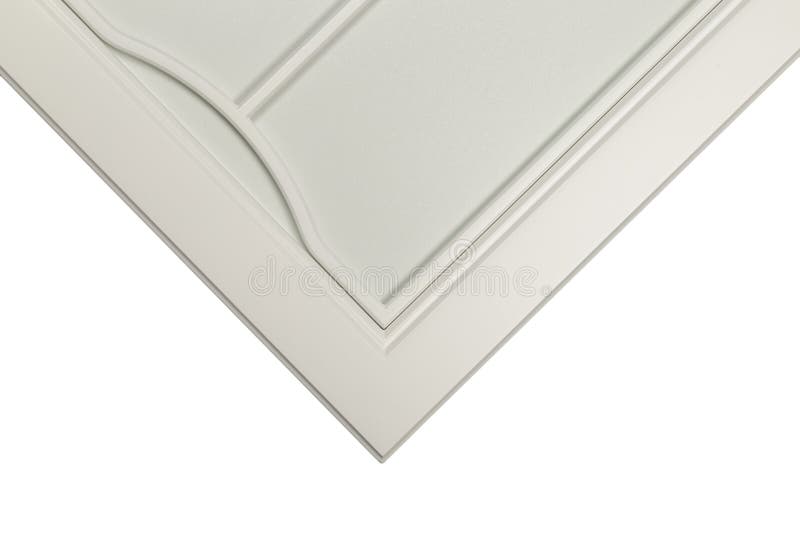 Detail Close-up of a White Frame Facade for the Kitchen. Stock ...