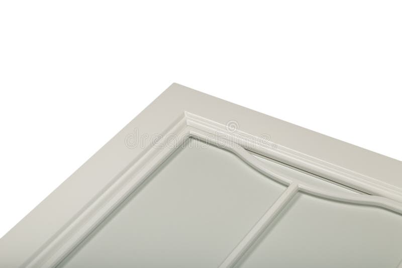 Detail Close-up of a White Frame Facade for the Kitchen. Stock ...