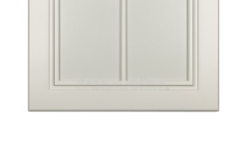 Detail Close-up of a White Frame Facade for the Kitchen. Stock ...