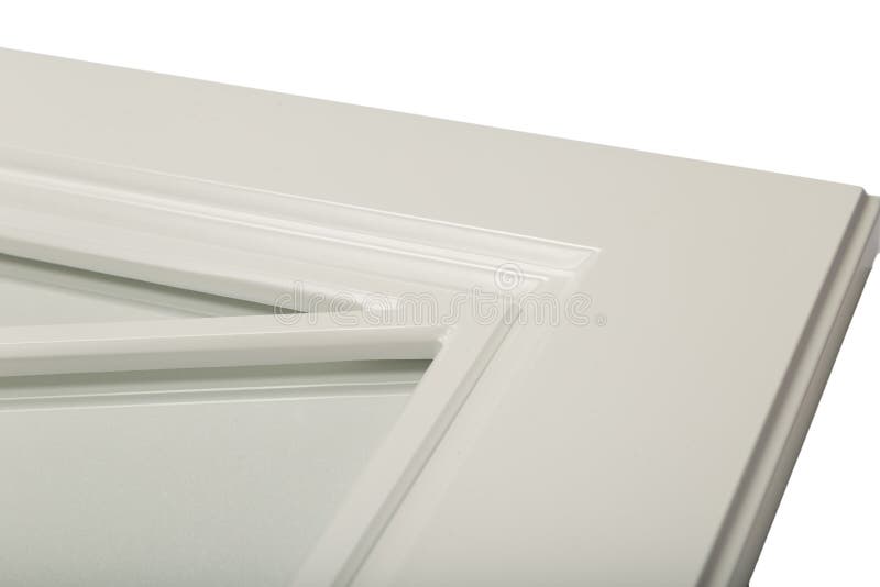 Detail Close-up of a White Frame Facade for the Kitchen. Stock ...