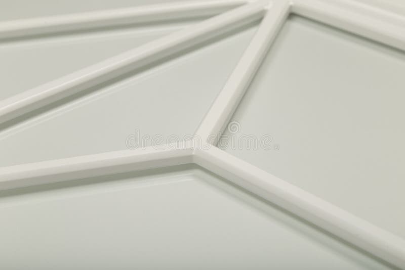 Detail Close-up of a White Frame Facade for the Kitchen. Stock ...