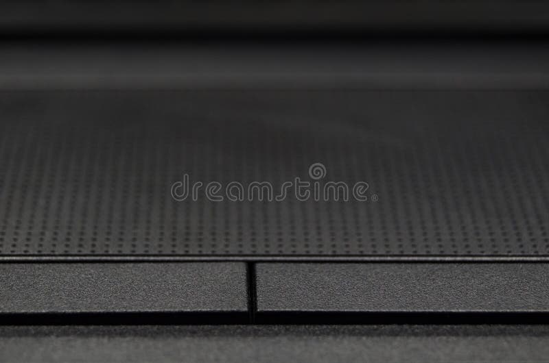 Detail Closeup of Notebook Black Touch Pad Stock Image - Image of white ...