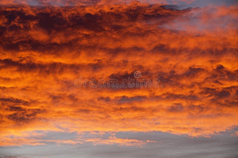 Dramatic Sunset Detail stock image. Image of orange - 239577379