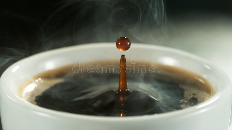 Coffee drop. stock image. Image of design, smudge, drips - 12786087