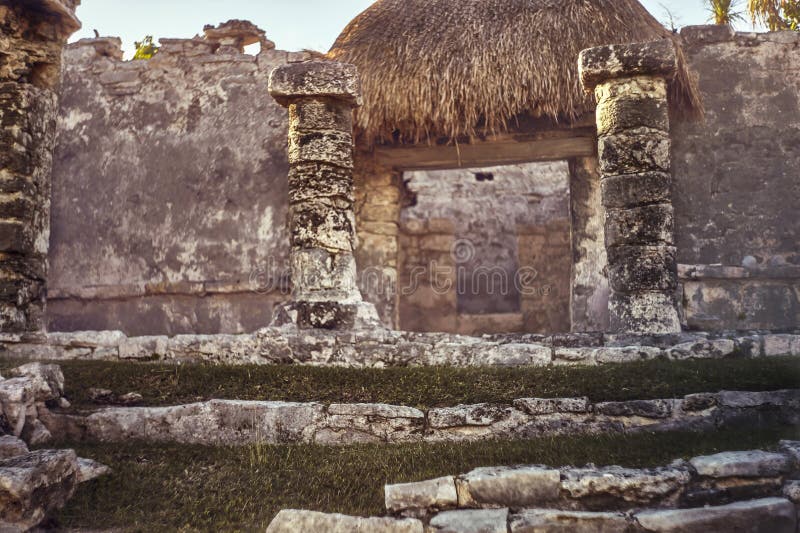 What Remains of the Mayan Construction #2 Editorial Photography - Image ...