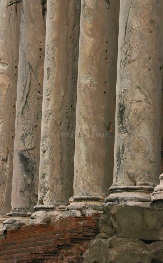 Detail, columns Temple stock image. Image of pillars - 245170989