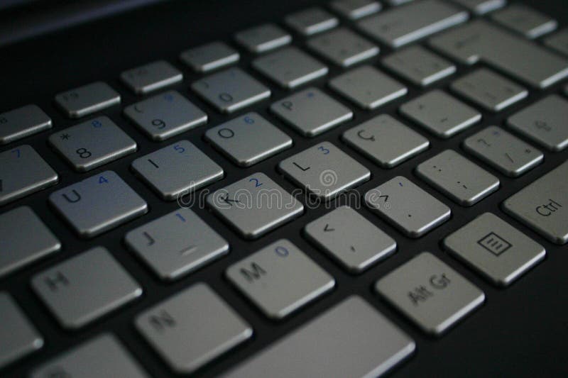 Detail of Computer Keys. Closeup of Devices. Technology Stock Photo ...