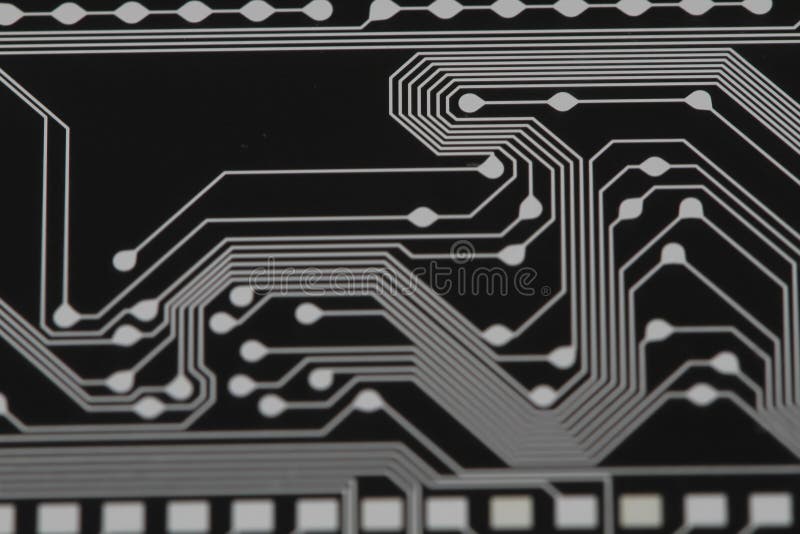 Detail of a PC Computer Motherboard Stock Image - Image of hardware ...