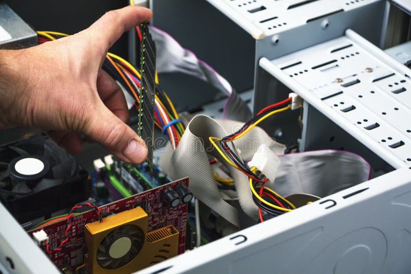 Detail of Computer Repair Service Stock Image - Image of maintenance ...