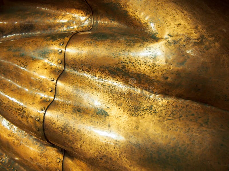 Detail of Copper Statue Seam Stock Image - Image of seam, detail: 86027939