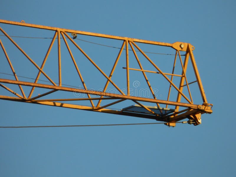 Detail of a crane stock photo. Image of equipment, crane - 139989862