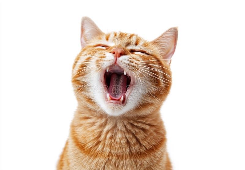 Detail of Cute Cat Face Looking Very Amazed Stock Illustration ...