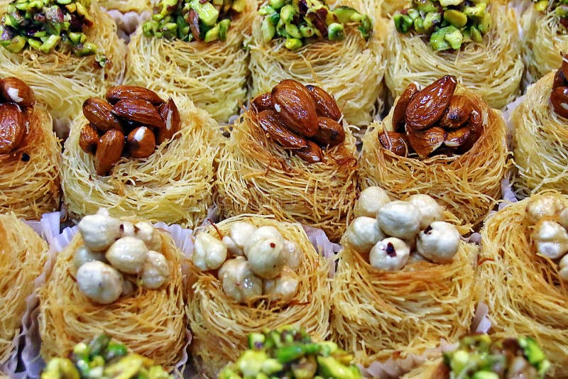 Turkish Sweets stock image. Image of oriental, food, yellow - 21105177