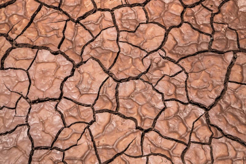 Detail Dry Cracked Ground Earth Texture Stock Photo - Image of geology ...