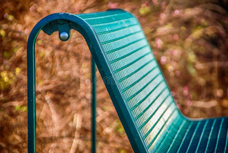 Detail of an empty bench stock image. Image of empty - 375599957