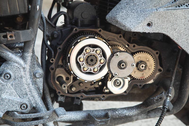 Detail Engine of Motorcycle. Technology Stock Image - Image of vehicle ...